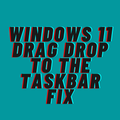 Windows 11 Drag & Drop to the Taskbar (Fix) (Windows) - Download
